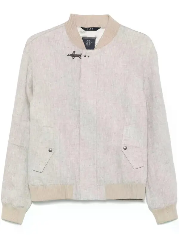 FAY Linen Jacket - Neutrals