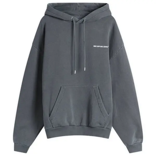 MKI MIYUKI ZOKU Uniform Hoodie - Pigment Black