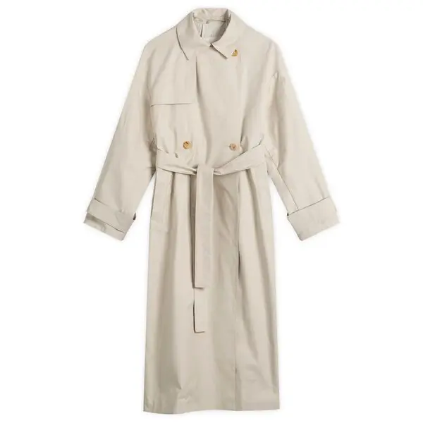 Max Mara Strench Trench Coat - Ivory