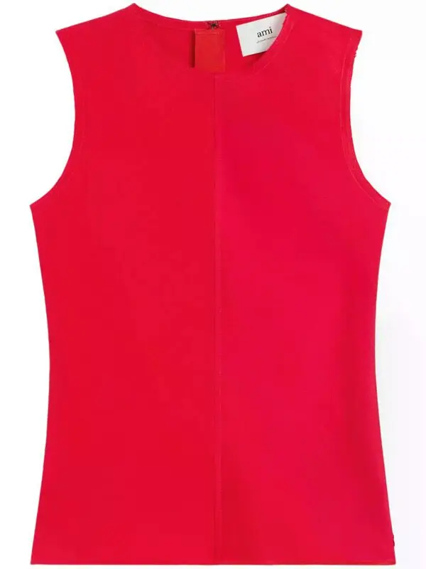 Ami Sleeveless Top - Red