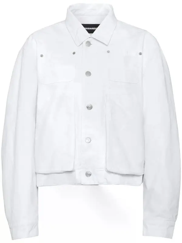 Dsquared2 Cotton Jacket - White