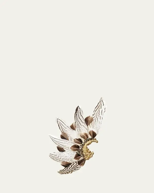 Ranjana Khan Athena Feather Ear Cuff