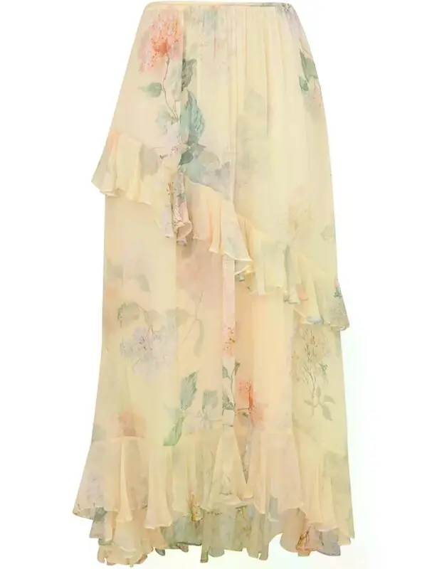Zimmermann Illuminate Asymmetric Maxi Skirt