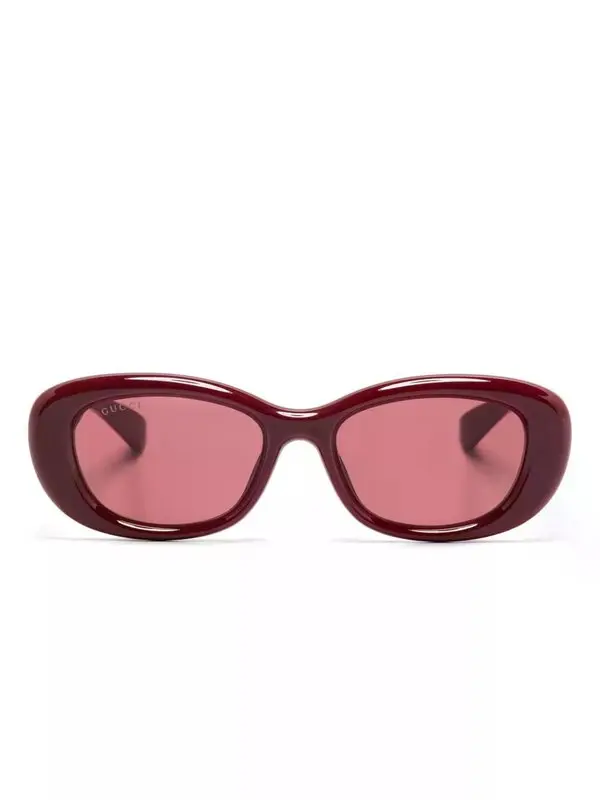 Gucci Oval-frame Sunglasses