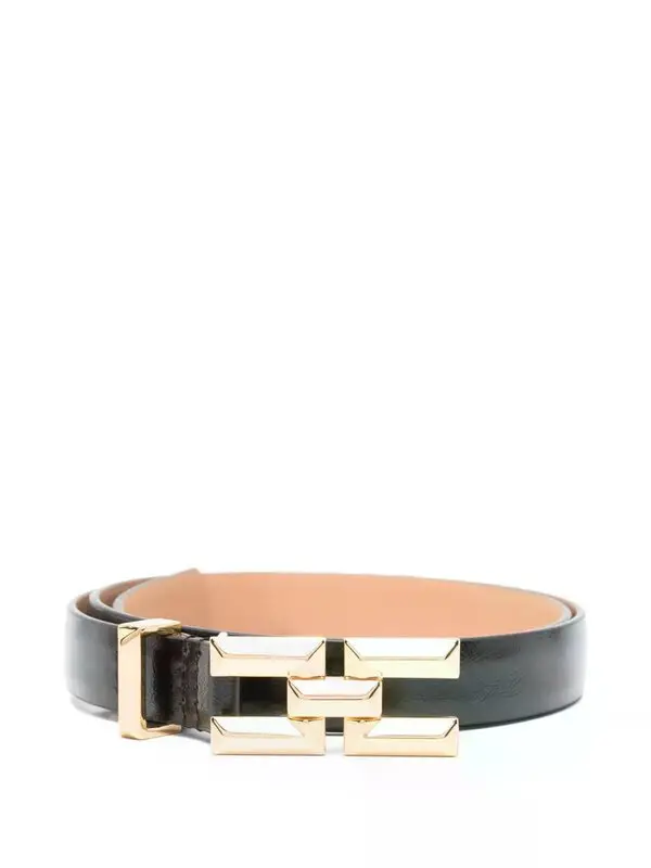 Elisabetta Franchi Logo Belt In Black 43% Off Editorialist