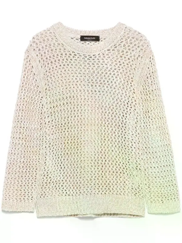 Fabiana Filippi Open-knit Crewneck Sweater
