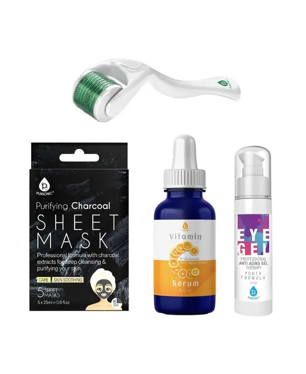 PURSONIC Radiance Boost Bundle: Derma Roller