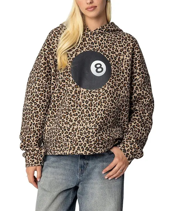 EDIKTED Print Oversized Hoodie