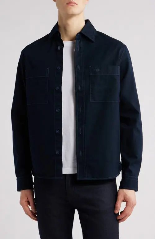 Hugo Boss Owen Relaxed Fit Button-up Overshirt