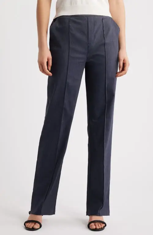 Hue Pintuck Wide Leg Pull-on Trousers