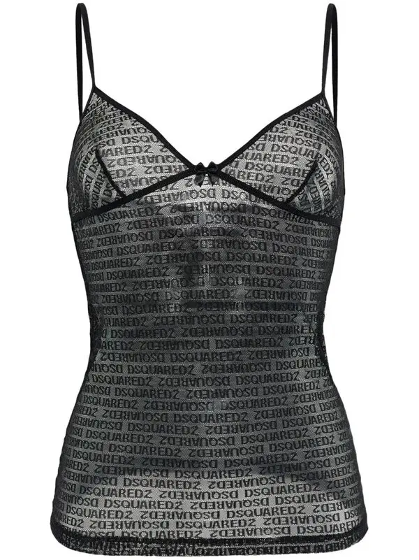 Dsquared2 Lace Strap Top