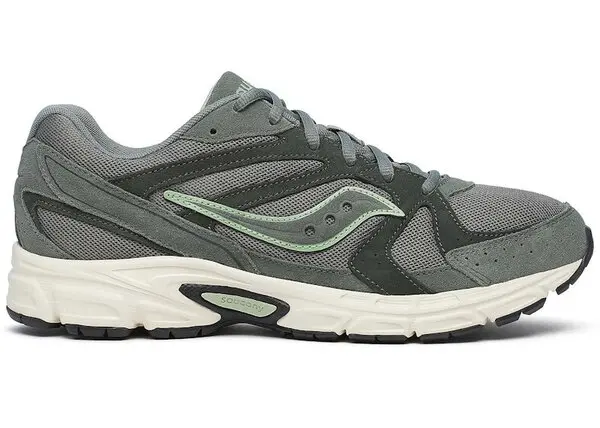 Saucony Ride Millennium Suedein Sneakers - Olive/off White