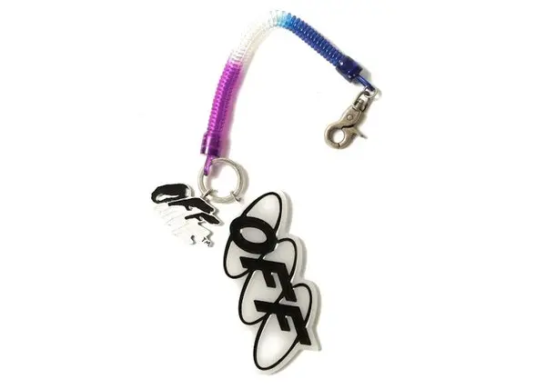 Off-White Circle Bungee Keyring