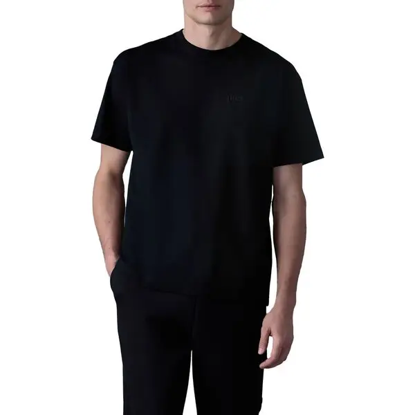 Mackage Tee-r Silicone Logo Organic Cotton T-shirt - Black