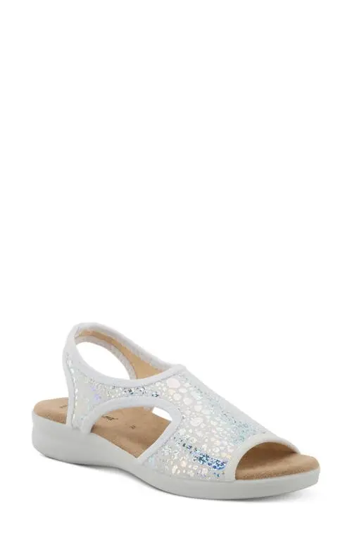 SPRING STEP SHOES Nyaman Slingback Sandal - Silver