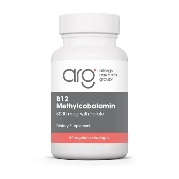 ALLERGY RESEARCH GROUP B12 Methylcobalamin 3000mcg 50 Lozenges