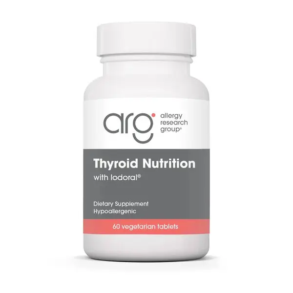 ALLERGY RESEARCH GROUP Thyroid Nutrition W/ Iodoral 60 Tablets