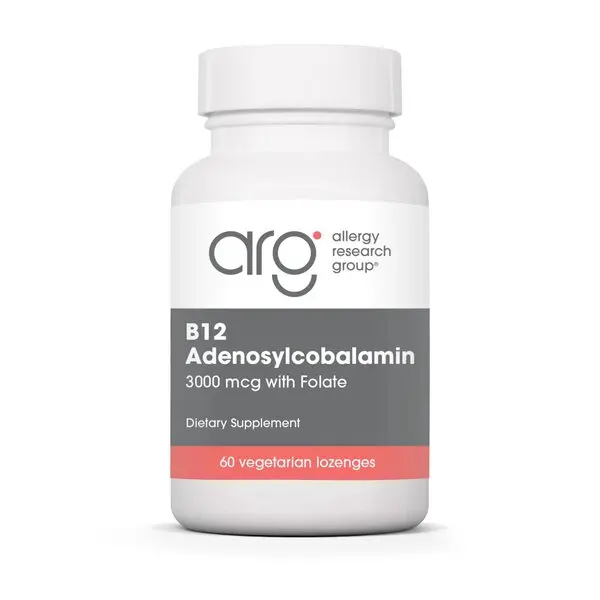 ALLERGY RESEARCH GROUP B12 Adenosylcobalamin 3000mcg 60 Lozenges