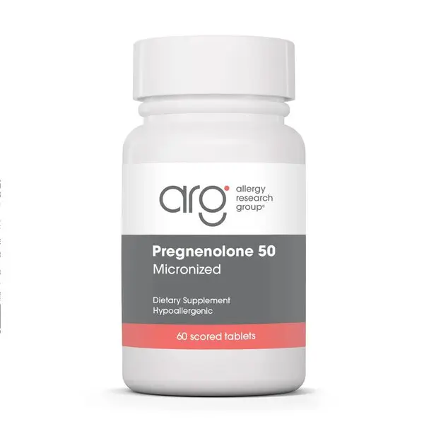 ALLERGY RESEARCH GROUP Pregnenolone 50mg Micronized Lipid Matrix 60 Tablets