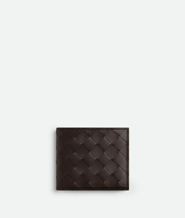 Bottega Veneta Intrecciato Bi-fold Wallet With Coin Purse - Fondant/matcha