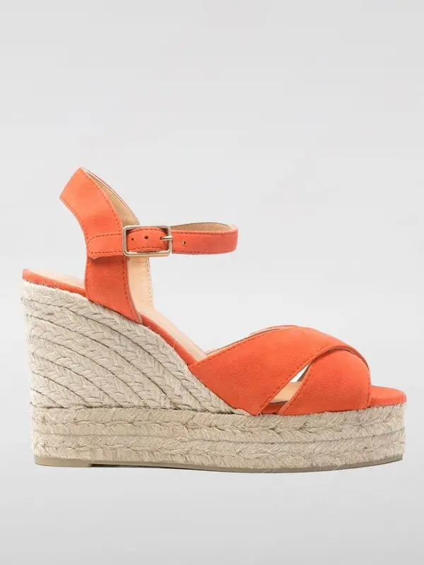 CastaÑer Heeled Sandal - Orange