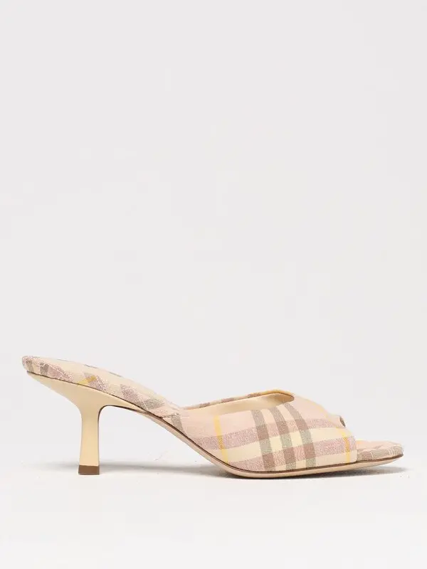 Burberry Heeled Sandal - Beige