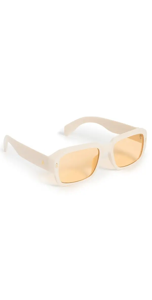 AIRE Pluto Sunglasses - Ivory Golden Tint