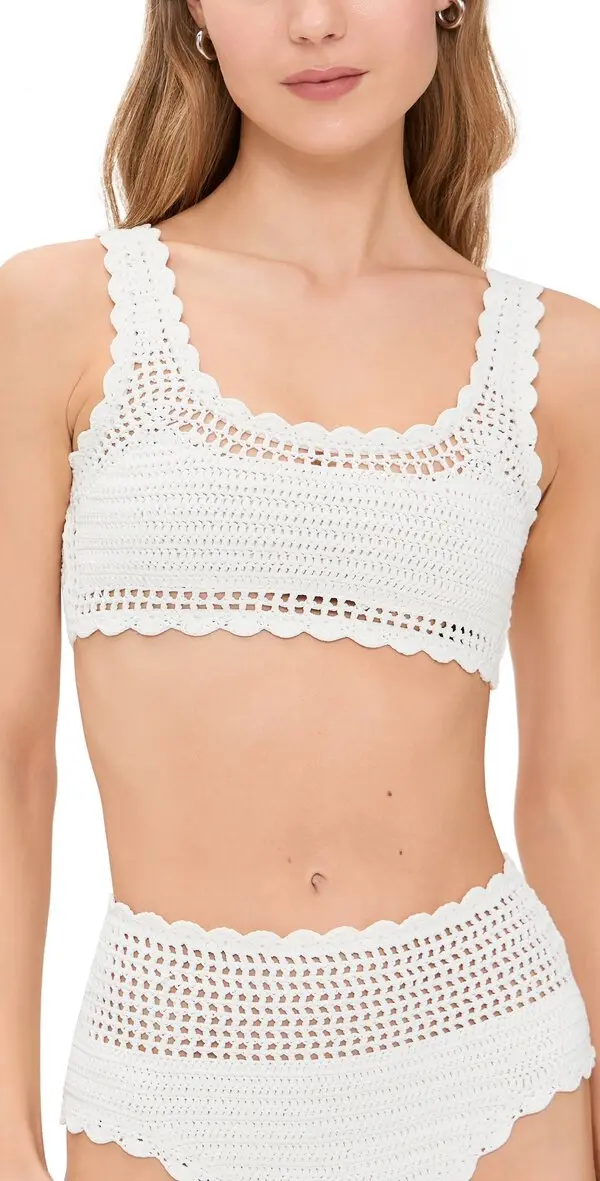 Beach Riot Andy Top - White