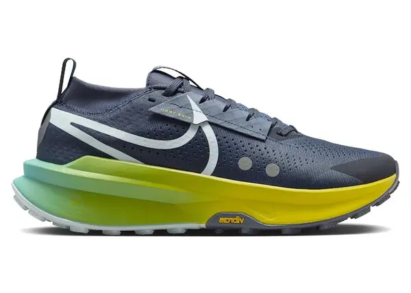 Nike Zoomx Zegama 2 Sneakers - Thunder Blue/diffused Blue/opti Yellow