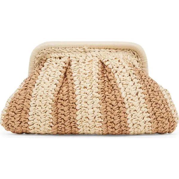 Dolce Vita Hydra Convertible Raffia Clutch