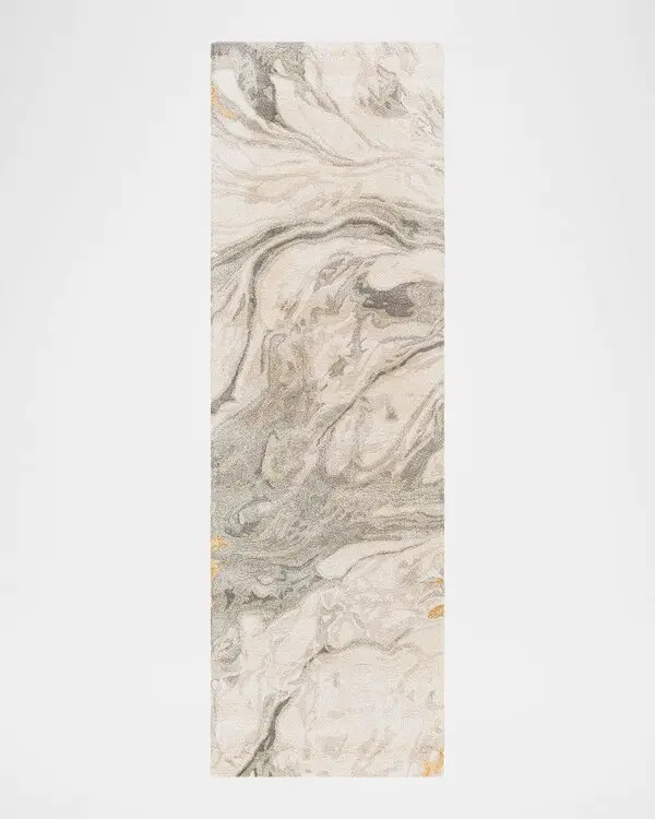 SURYA RUGS Kavita Hand-tufted Rug, 2' X 8 - Beige/cream