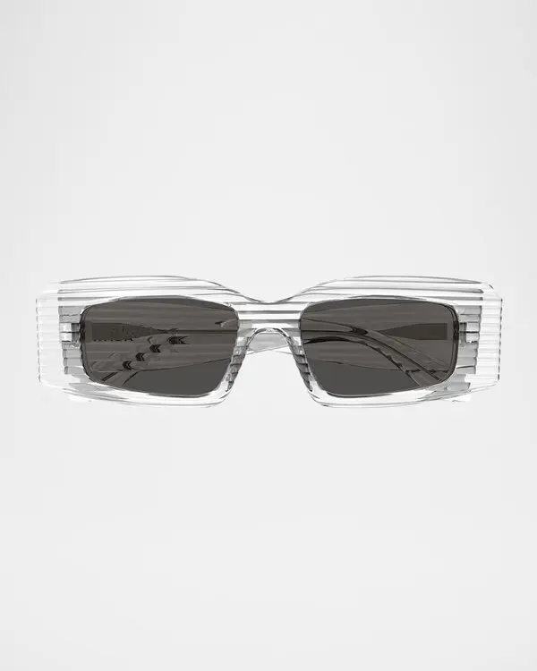 Alaïa Acetate Rectangle Sunglasses