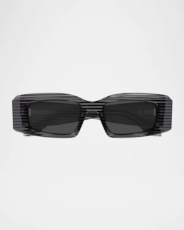 Alaïa Square Acetate Sunglasses
