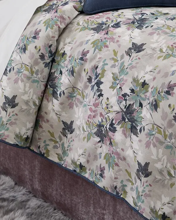 SHERRY KLINE HOME Wisteria 3-piece Comforter Set - Dove