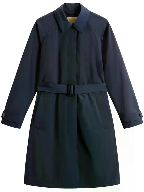 Woolrich Summer Trench Coat - Blue
