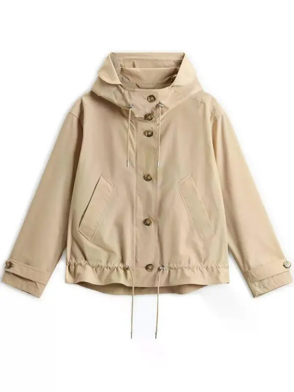 Woolrich Short Parka - Neutrals