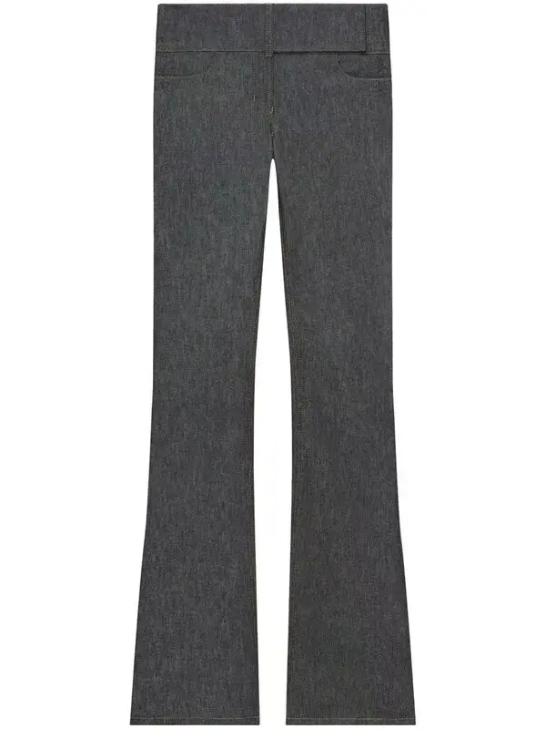 COURREGES Belted Bootcut Jeans