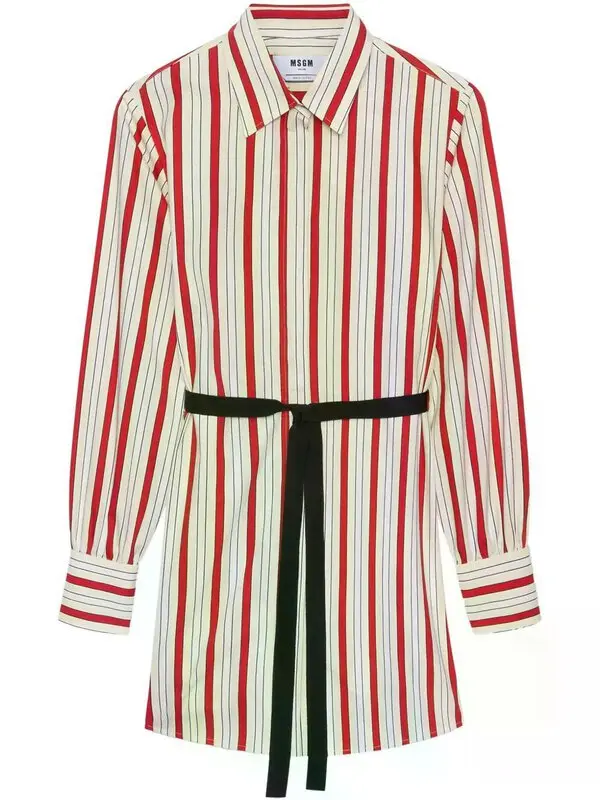 MSGM Striped Mini Dress