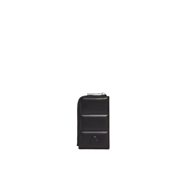 Moncler Quilted Leather Card Holder - Black | Editorialist