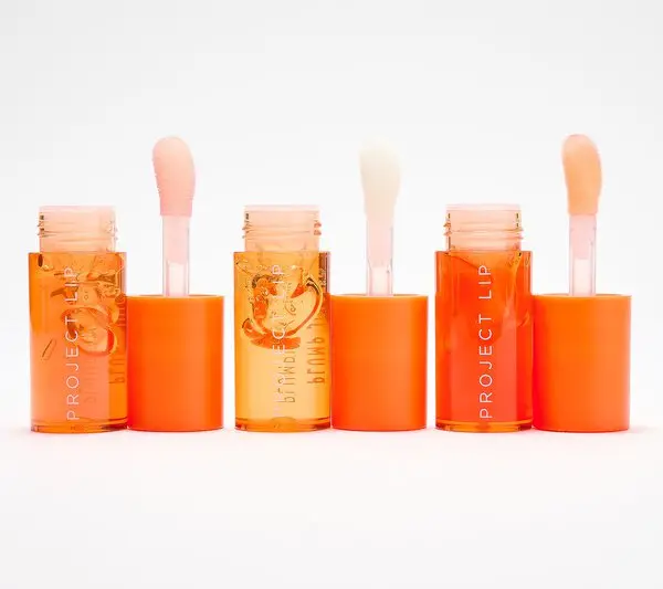 PROJECT LIP Triple The Plump 3pc Lip Oil Set