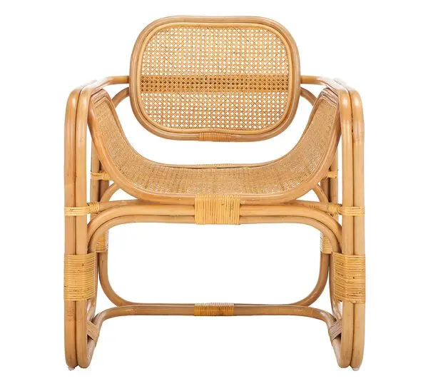 SAFAVIEH Nadie Rattan Accent Chair