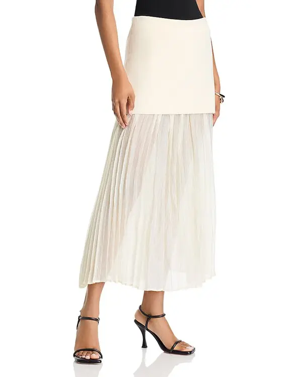 Steve Madden Malvina Midi Skirt - Mashmallow