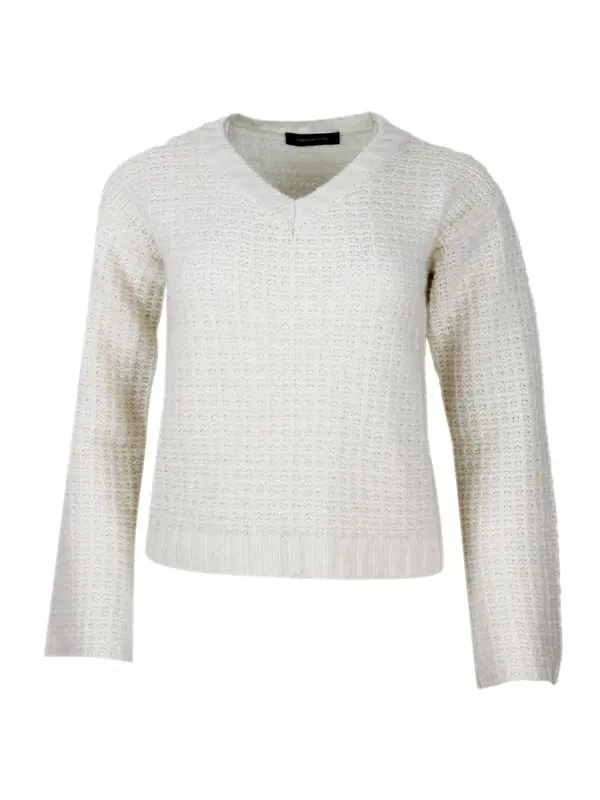 Fabiana Filippi V-neck Sweater - White