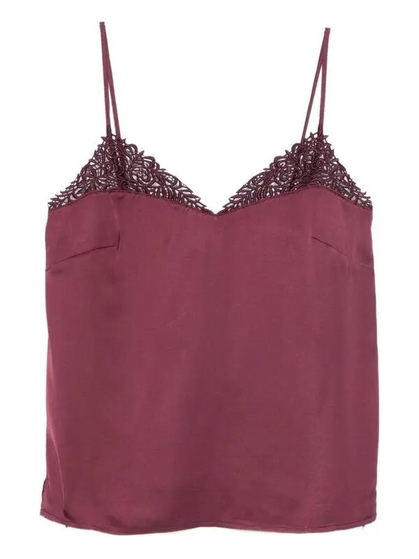 TWINSET Lace Top - Red
