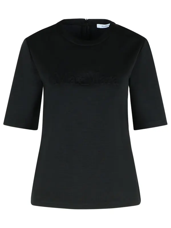 Max Mara Peter' Wool T-shirt - Black