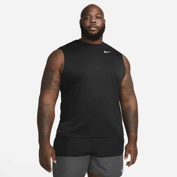 Nike Dri-fit Sleeveless Swim Hydroguard - Black