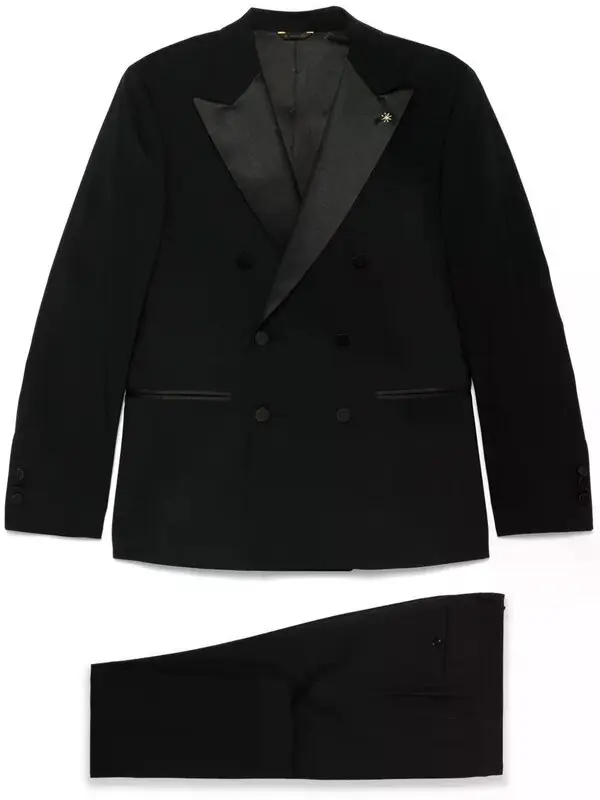 MANUEL RITZ Satin-trim Suit