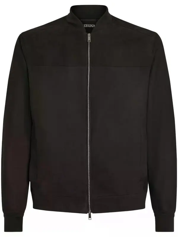Zegna Secondskin Bomber Jacket - Black
