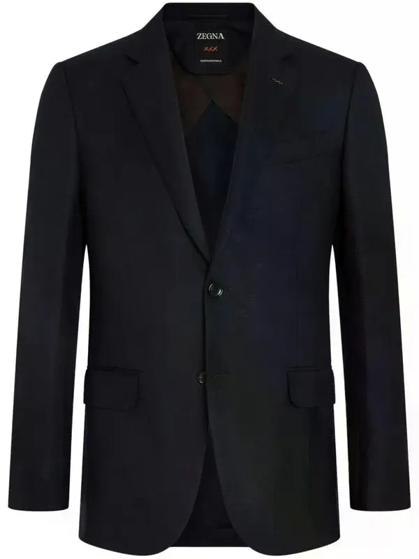 Zegna Centoventimila Wool Blazer - Blue