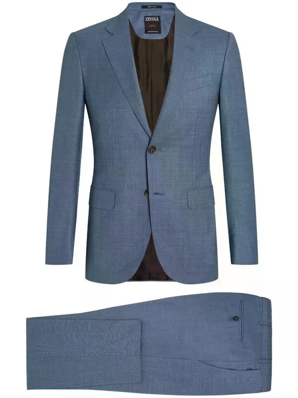 Zegna Centoventimila Wool Suit - Blue